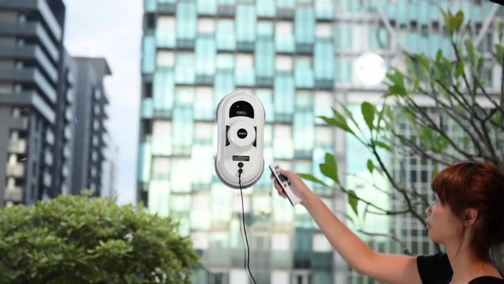 El robot que limpia vidrios por ti. - Osoji Chile