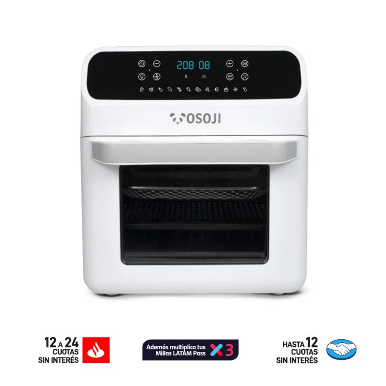 Freidora de Aire y Horno Osoji 12 litros Air Fryer 7 en 1 - Osoji Chile